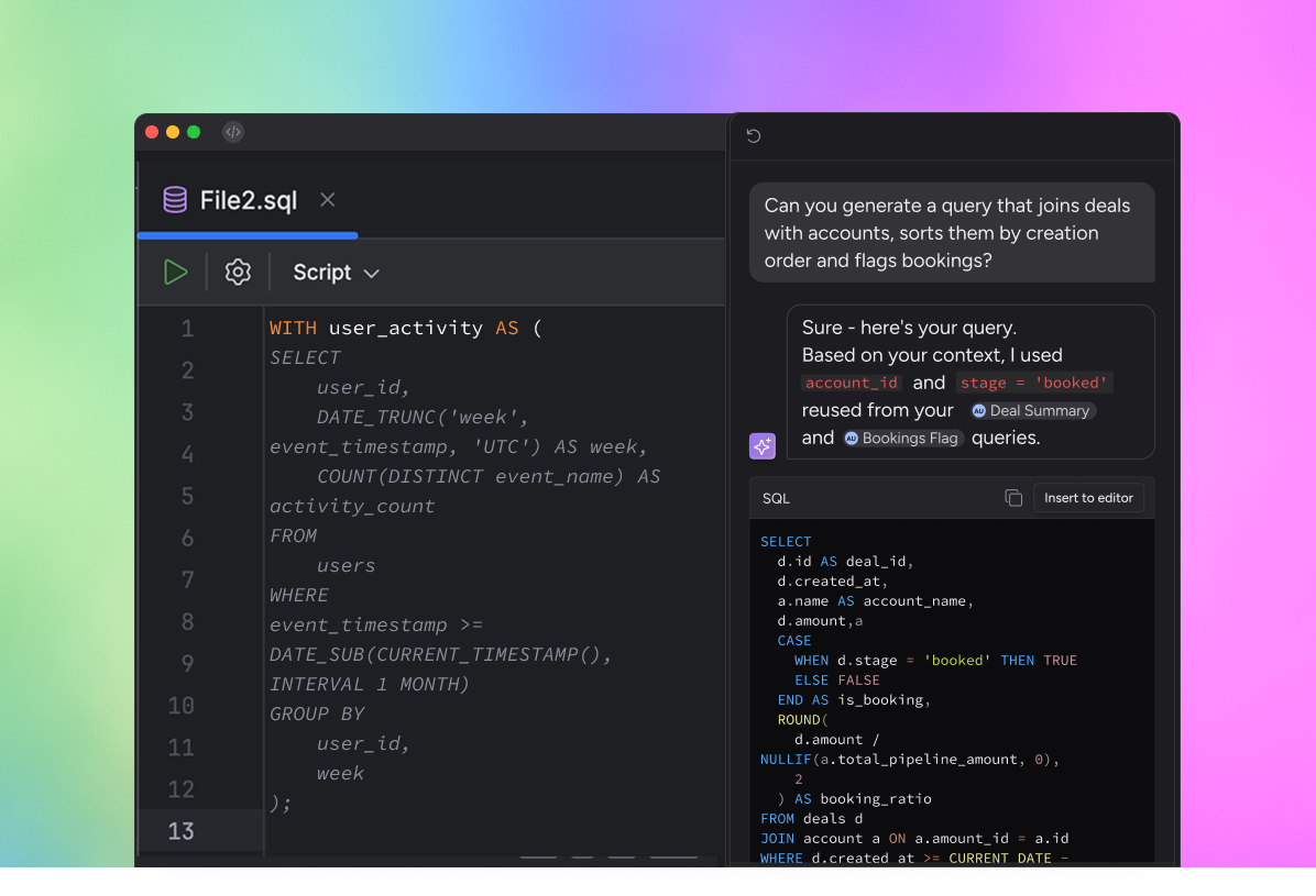 The AI SQL Editor